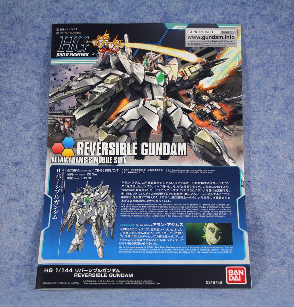 HGBF 1/144 Reversible Gundam review – Gundam.my Blog