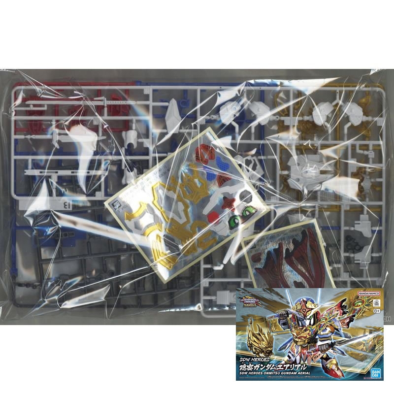 [NO BOX] Bandai SDW HEROES Onmitsu Gundam Aerial | Bandai gundam models ...