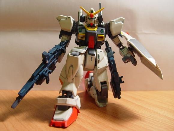 [053] HGUC 1/144 Gundam Mk-II + Flying Armor | Bandai gundam models ...
