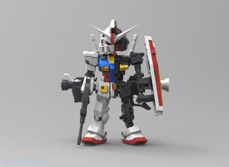 [SunToys] SD MG RX-78-2 Gundam Big Head RX-78-2 Original Color Edition ...
