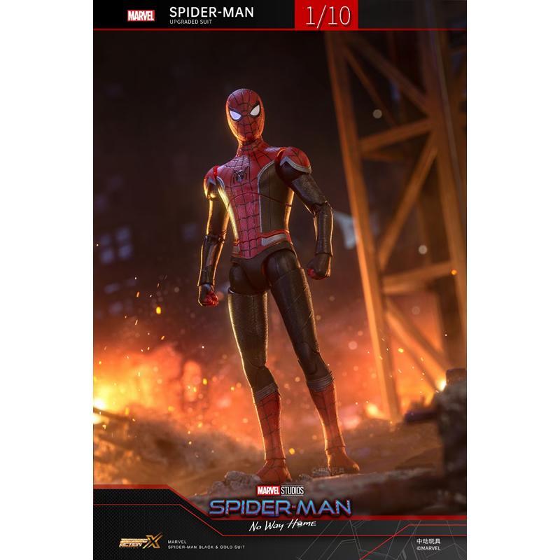 ZD [Zhong Dong] 7 inch 1:9 Scale No Way Home Spider man Upgraded Suit ...