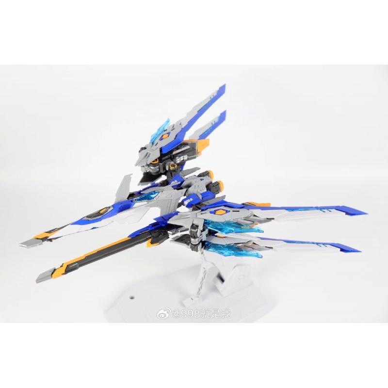 ZZA Model Blue Flame Model Kit with die cast Alloy Inner Frame | Bandai ...