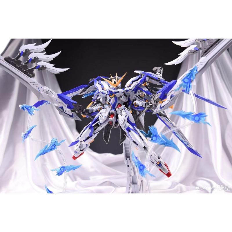 ZZA Model Blue Flame Model Kit with die cast Alloy Inner Frame | Bandai ...