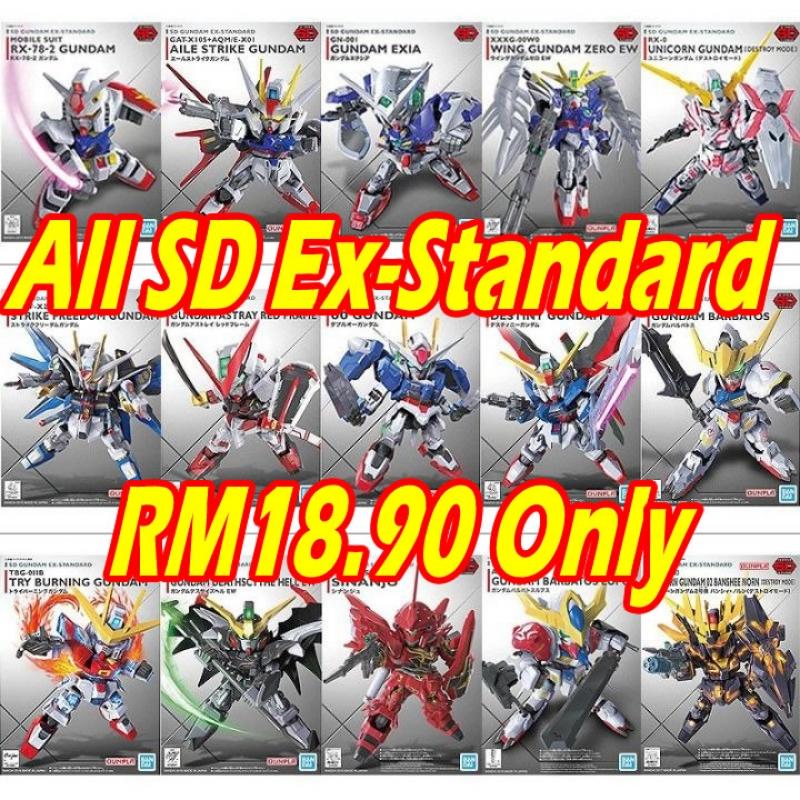 Any of 10 units SD Ex-Standard Gundam (WhatsApp 0163822022 to choose SD ...