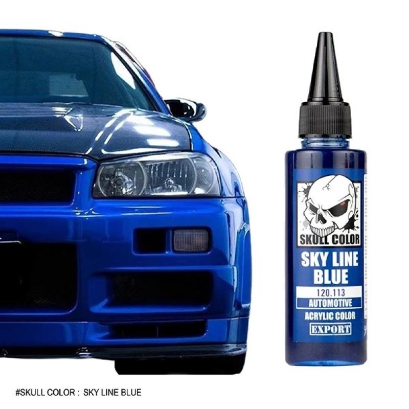 113 Skull Color AUTOMOTIVE Skyline Blue 60 ml | Bandai gundam models ...