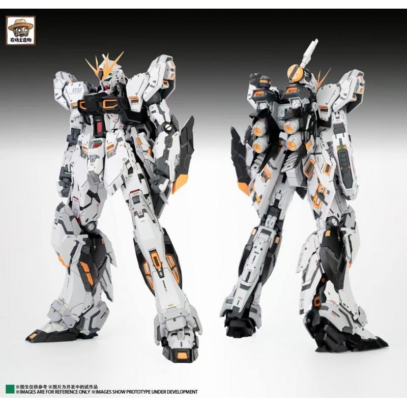 Farmer Creation Fortune Meow Studio Design MG 1/100 Nu Gundam Model Kit ...