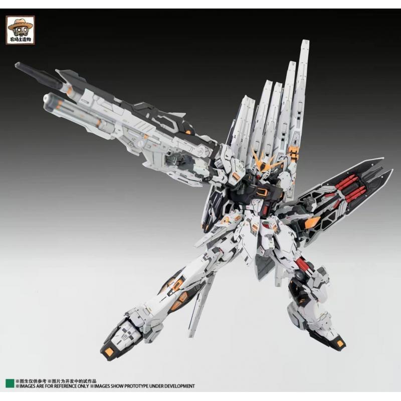 Farmer Creation Fortune Meow Studio Design MG 1/100 Nu Gundam Model Kit ...
