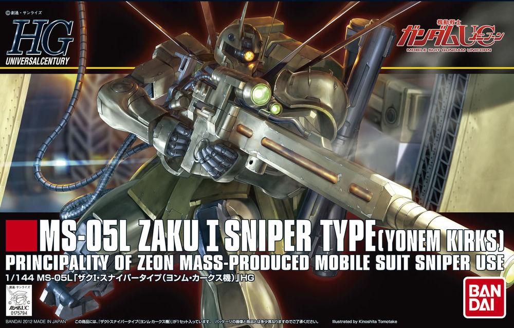 [137] HG 1/144 Zaku I Sniper Type (Yonem Kirks Custom) | Bandai gundam ...