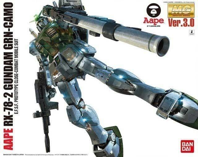 Bandai Aape x MG 1/100 RX-78-2 Gundam Ver.3.0 | Bandai gundam models ...