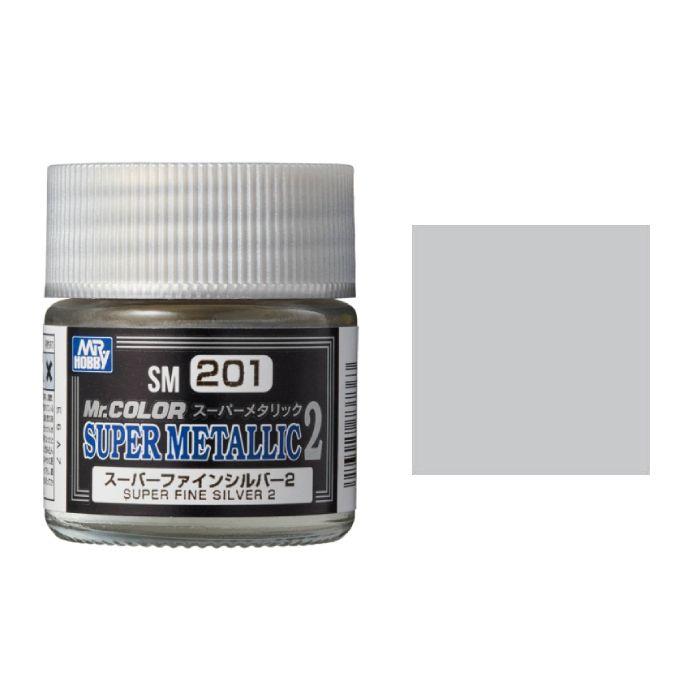 Mr. Hobby-Mr. Color-SM201 Super Fine Silver | Bandai gundam models kits ...