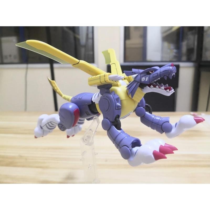 Assembled Bandai Figure-rise Standard Metal Garurumon (Completed Set ...