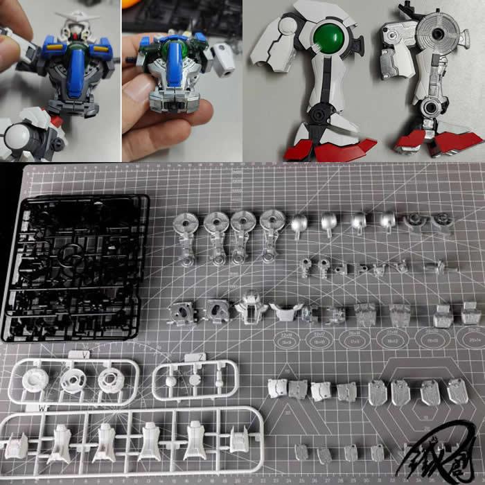 [IRON TOYS] Metal Build Alloy Inner Frame and Metal Parts for MG Exia ...