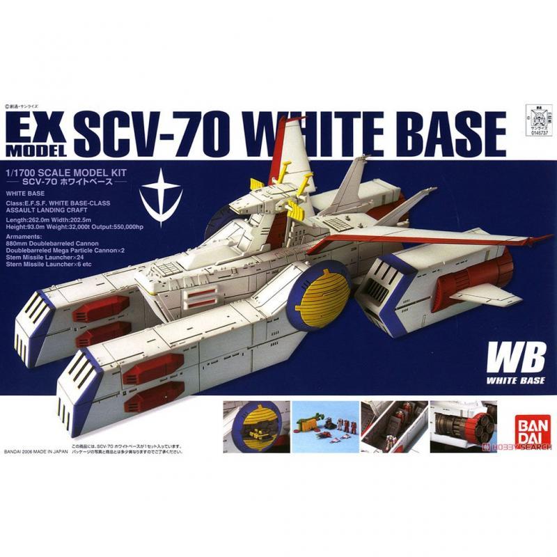 EX-Model EX-31 1/1700 SCV-70 White Base | Bandai gundam models kits ...