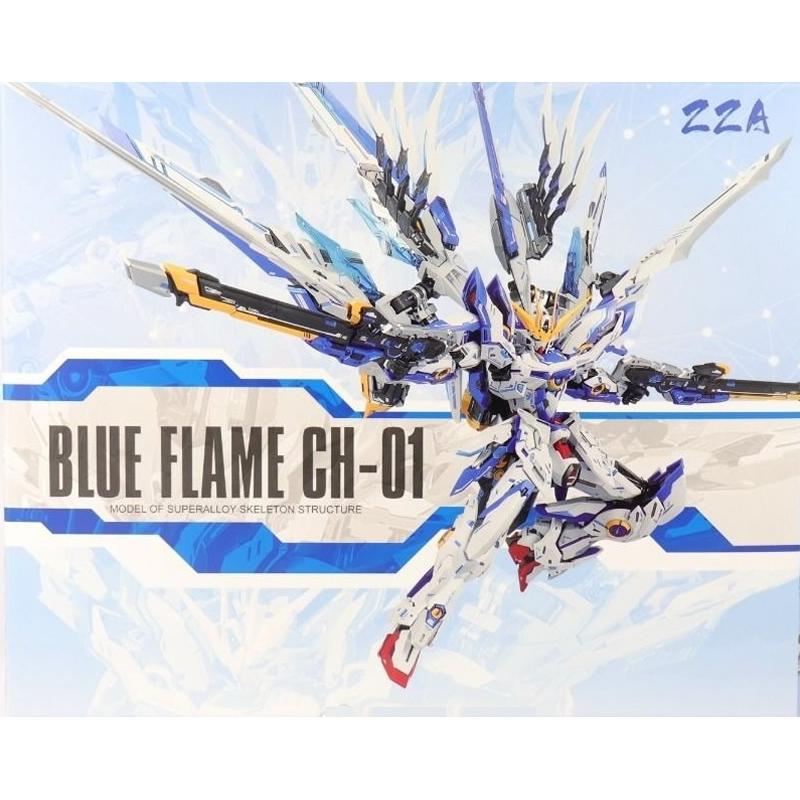 ZZA Model Blue Flame Model Kit with die cast Alloy Inner Frame | Bandai ...