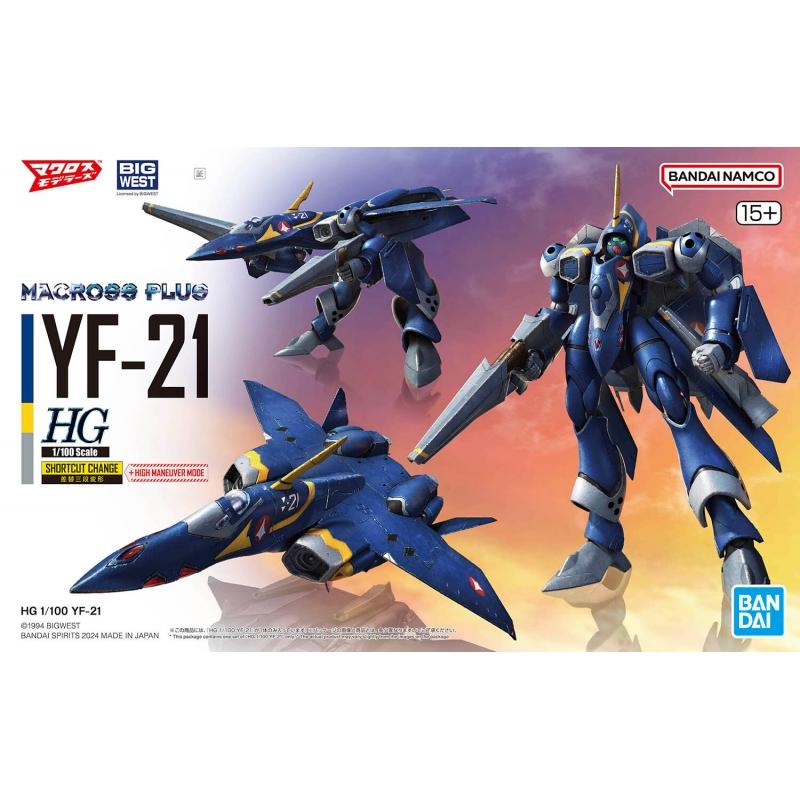 Macross Frontier HG 1/100 YF-21 | Bandai gundam models kits premium ...