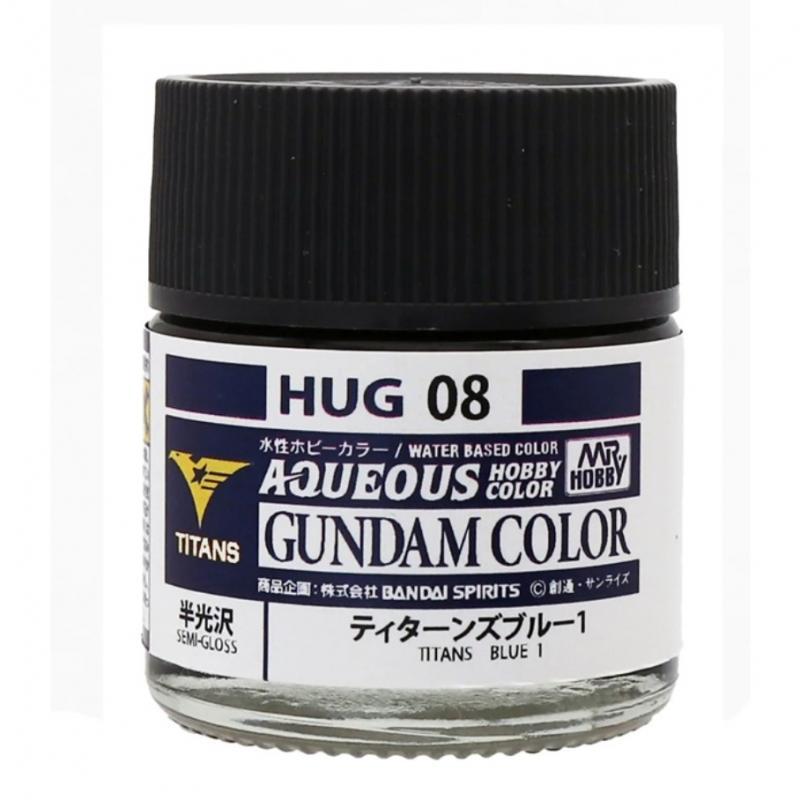 Mr Hobby Mr Aqueous Paint Gundam Color for Titans Blue 1 | Bandai ...